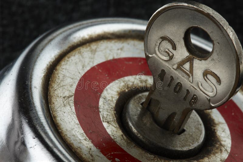 Locking gas cap stock photo. Image of gasoline, lock - 14663544