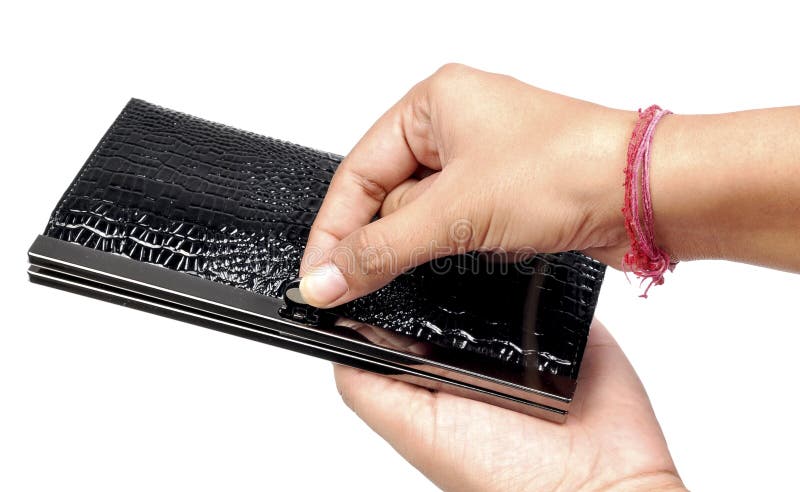 Locking the purse stock image. Image of small, craftsmanship - 10801061