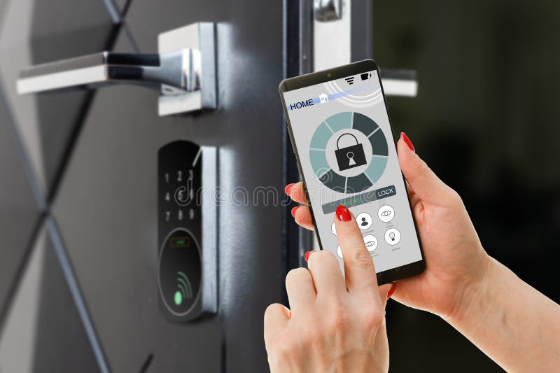 Locking Smartlock on the Entrance Door Using a Smart Phone Remotely ...