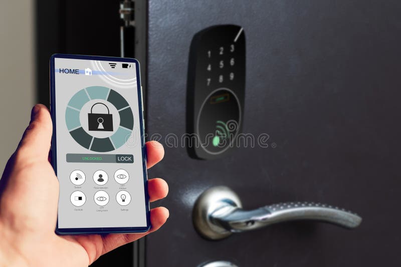 Locking Smartlock on the Entrance Door Using a Smart Phone Remotely ...