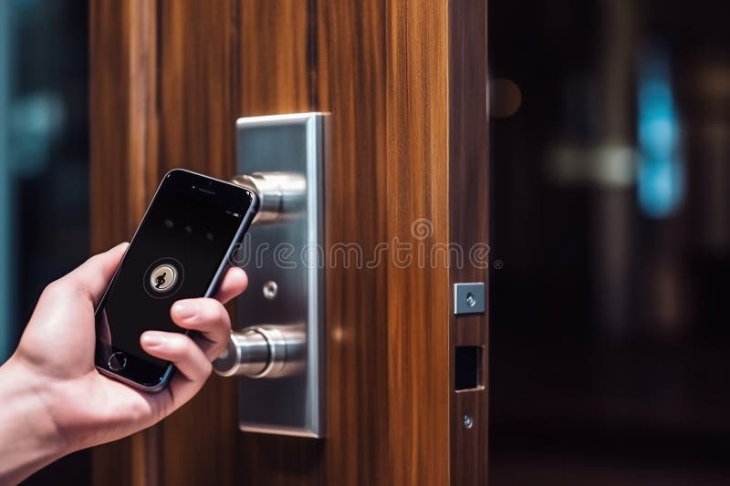 Locking Smartlock on the Entrance Door Using a Smart Phone Remotely ...