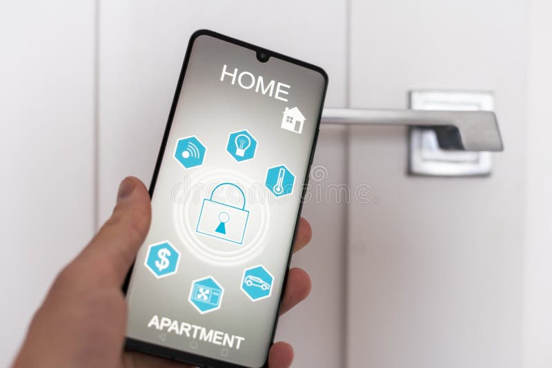 Locking Smartlock on the Entrance Door Using a Smart Phone Remotely ...