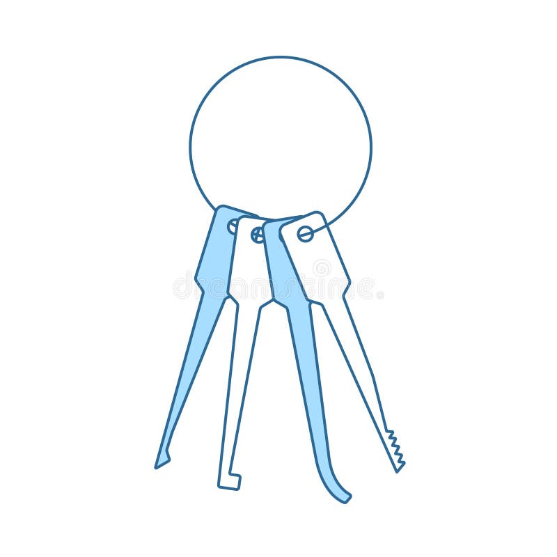 Lockpick Icon stock vector. Illustration of cartoon - 211339172
