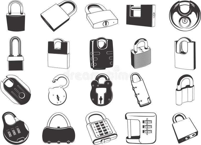 Illustrated Locks Stock Illustrations – 40 Illustrated Locks Stock ...