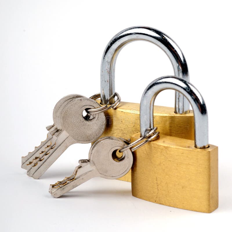 Security Locks stock photo. Image of reflective, crime - 138110