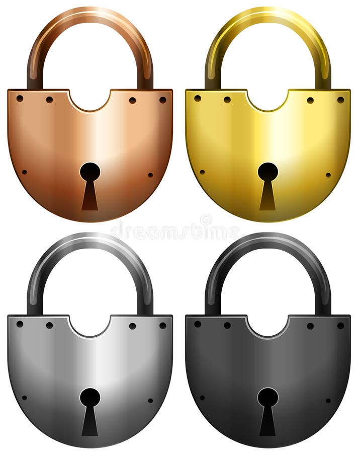 Locks stock vector. Illustration of safety, object, item - 54834040