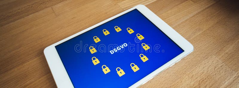 Locks As Symbols on a EU Flag for General Data Protection Regulation ...