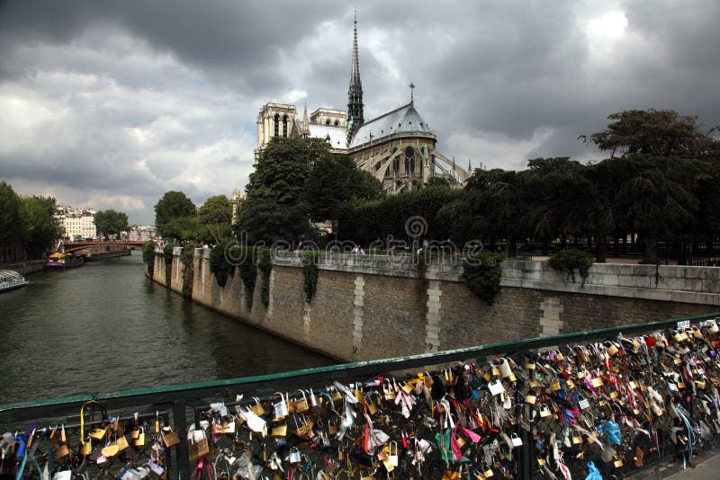 Locks on a bridge editorial stock image. Image of friendship - 20613219