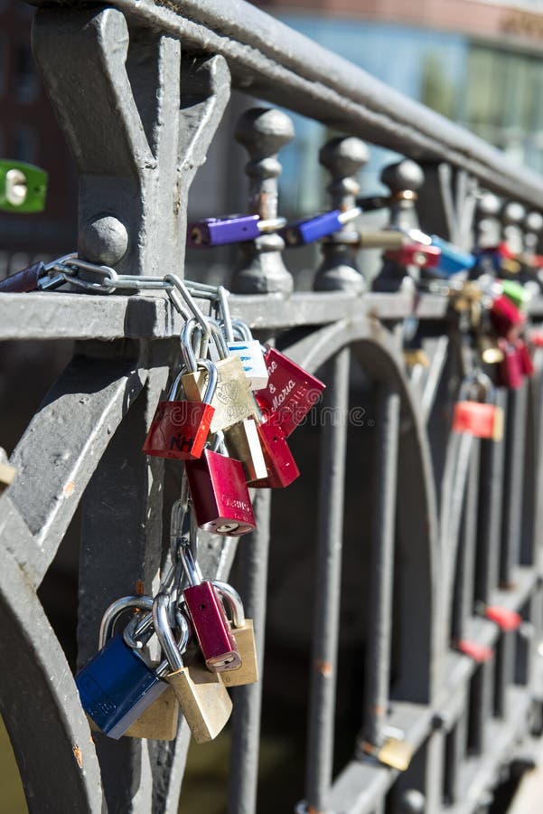 Locks on a bridge editorial photo. Image of security - 30953186