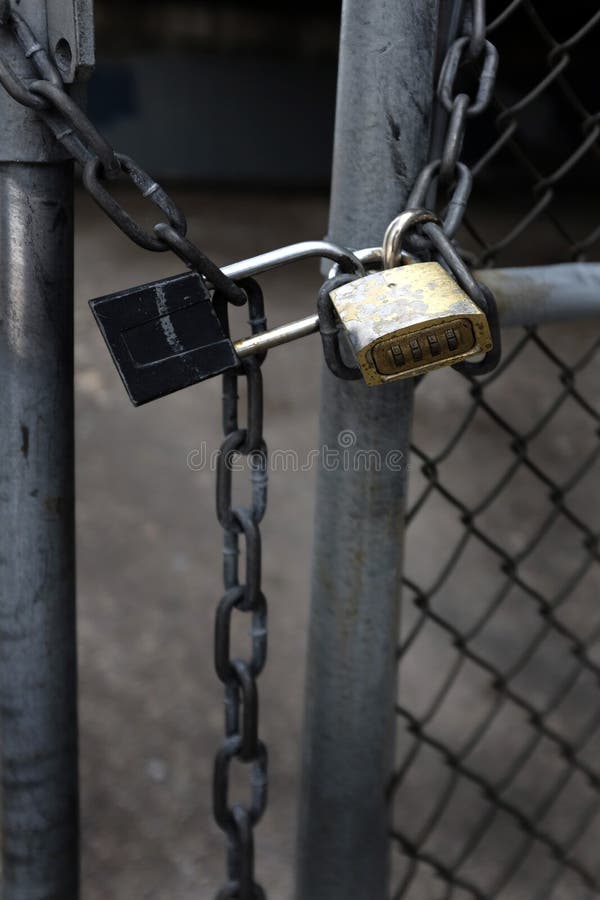 Locks and Chain Security stock image. Image of closeup - 57621959