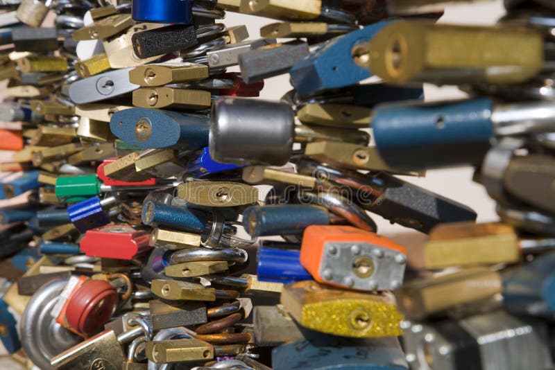 Locks form Prague stock photo. Image of czech, love, detail - 17527318