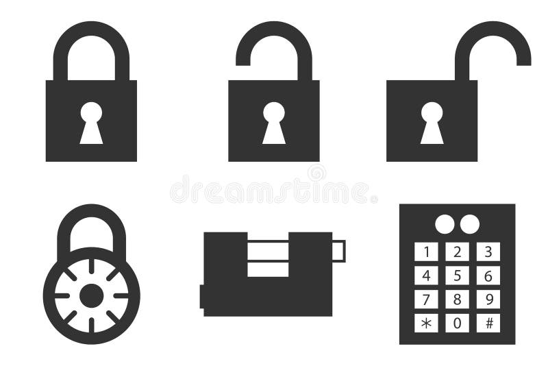 Dial Locks Stock Illustrations – 37 Dial Locks Stock Illustrations ...