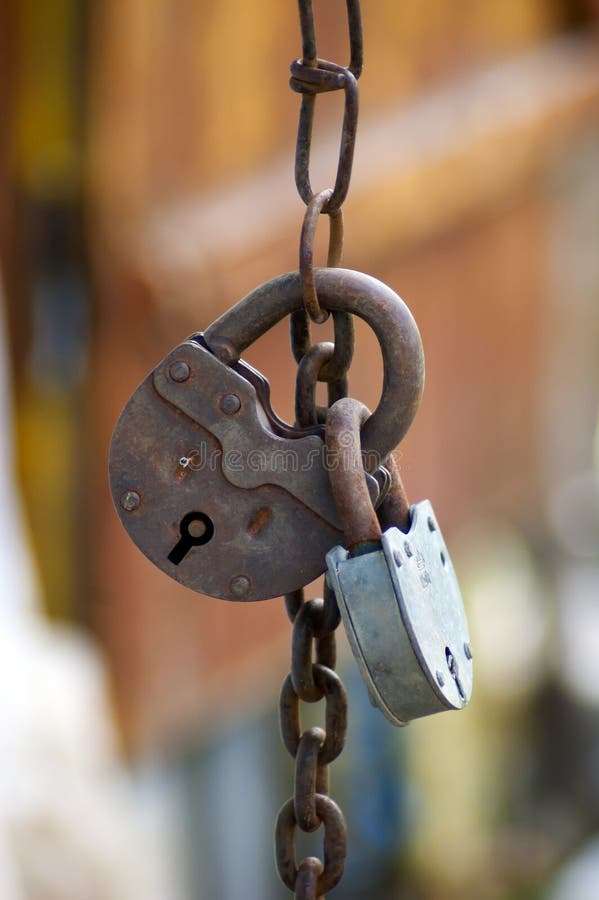 Two Locks Chain Stock Photos - Free & Royalty-Free Stock Photos from ...