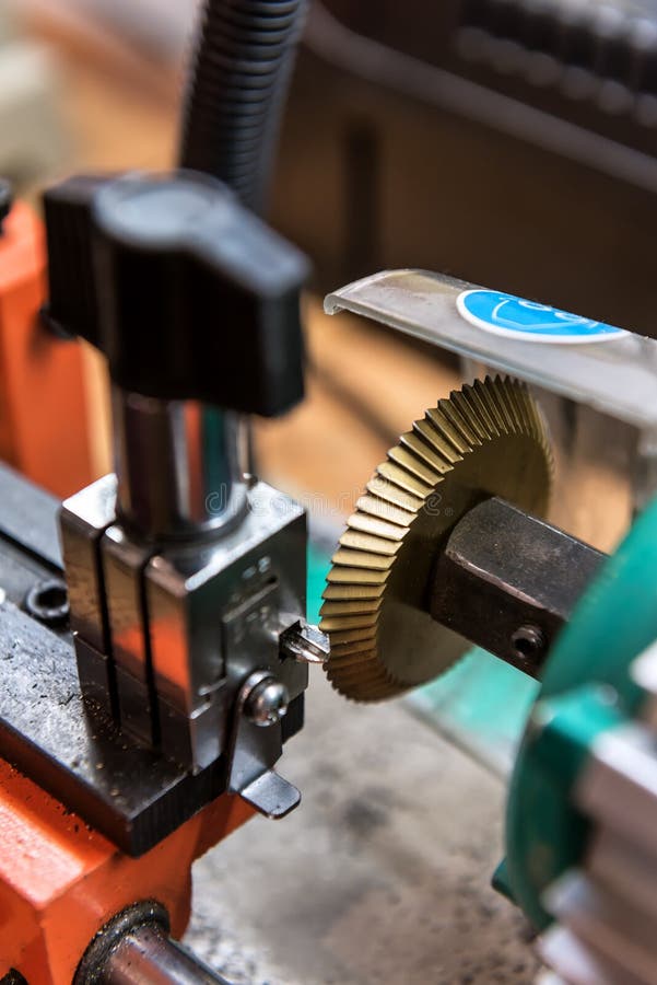 Locksmith, machine, key stock image. Image of industrial - 88975927