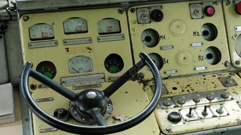 Locomotive control panel stock footage. Video of locomotive - 250672288