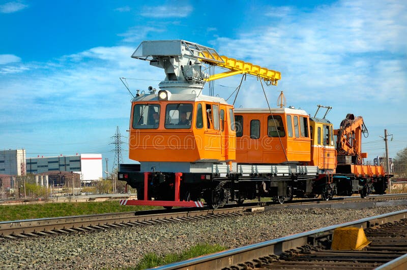 Locomotive crane stock image. Image of mode, service - 30643449