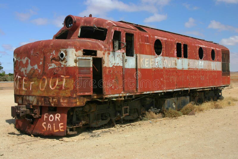 Locomotive in desert stock photo. Image of lost, locomotive - 7754380