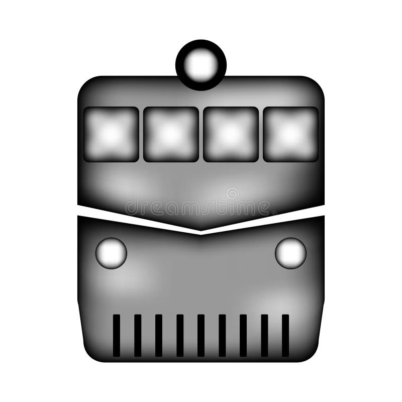 Locomotive symbol icon stock illustration. Illustration of steel ...