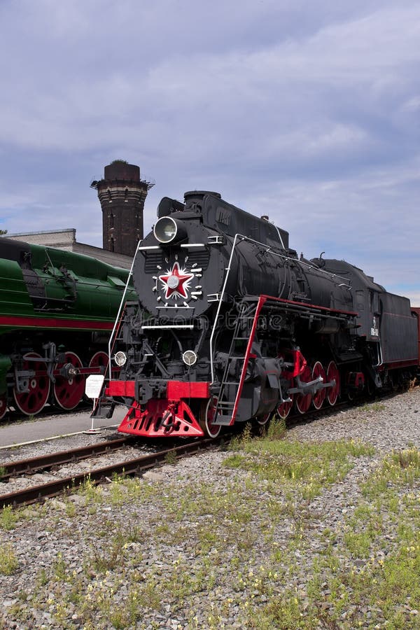 105 Old Locomotive Puffer Railroad Railway Train Steam Engine Stock ...