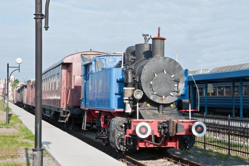 Old Red American Steam Locomotive Stock Photos - Free & Royalty-Free ...