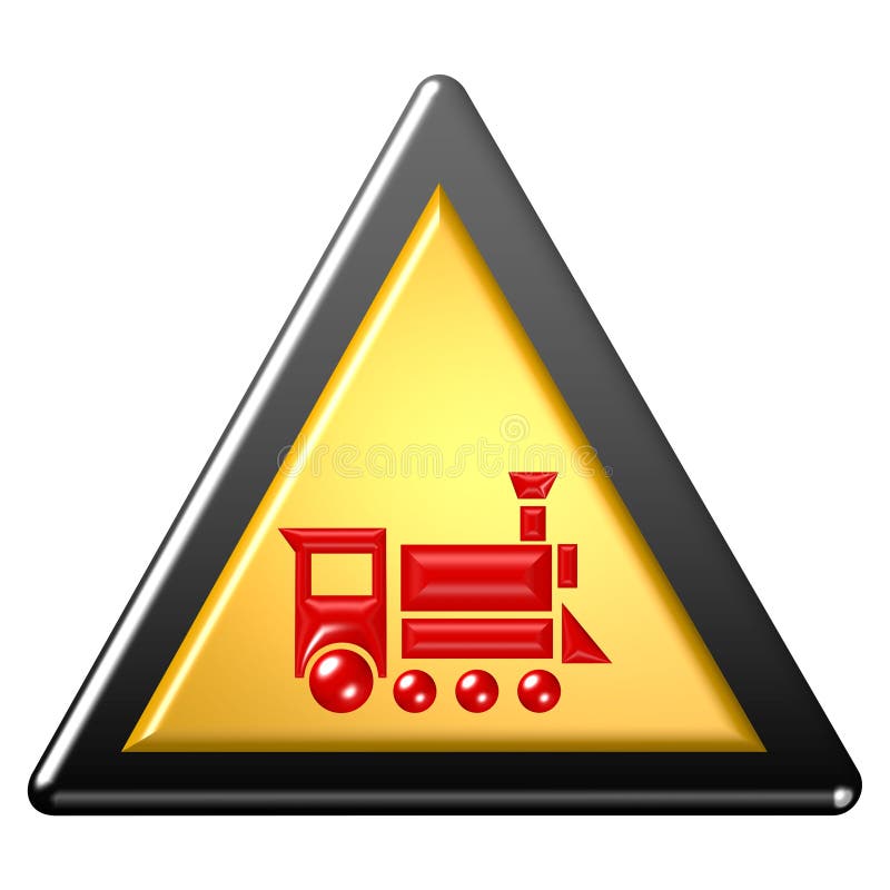 Locomotive sign stock illustration. Illustration of orange - 7978074