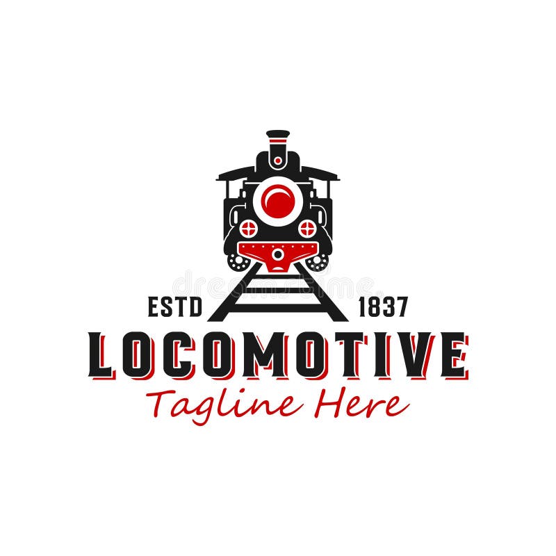 Locomotive Train Transportation Logo Stock Vector - Illustration of ...