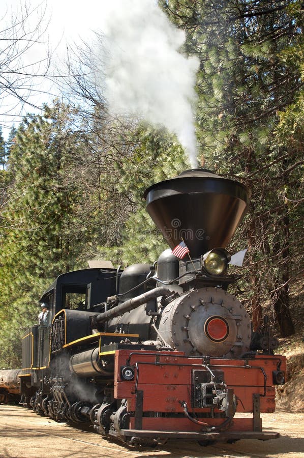 Locomotive Vertical stock image. Image of railroad, retro - 5122861
