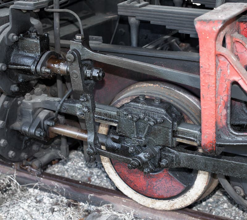 Locomotive Wheels Lubrication Stock Photo - Image of train ...