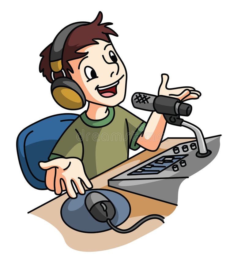 Locutor Ilustraciones Stock, Vectores, Y Clipart – (2,543 Ilustraciones ...