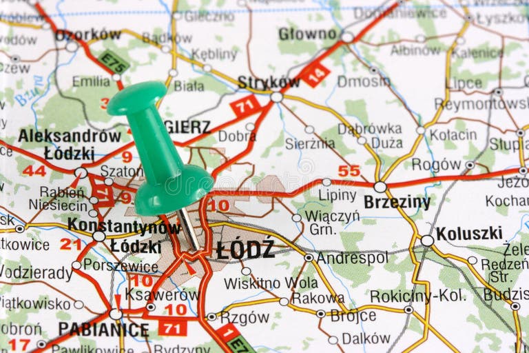 Lodz Map Stock Photos - Free & Royalty-Free Stock Photos from Dreamstime