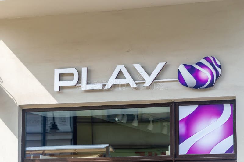 Sign and Logo of Play Mobile Operator in Poland Editorial Image - Image ...