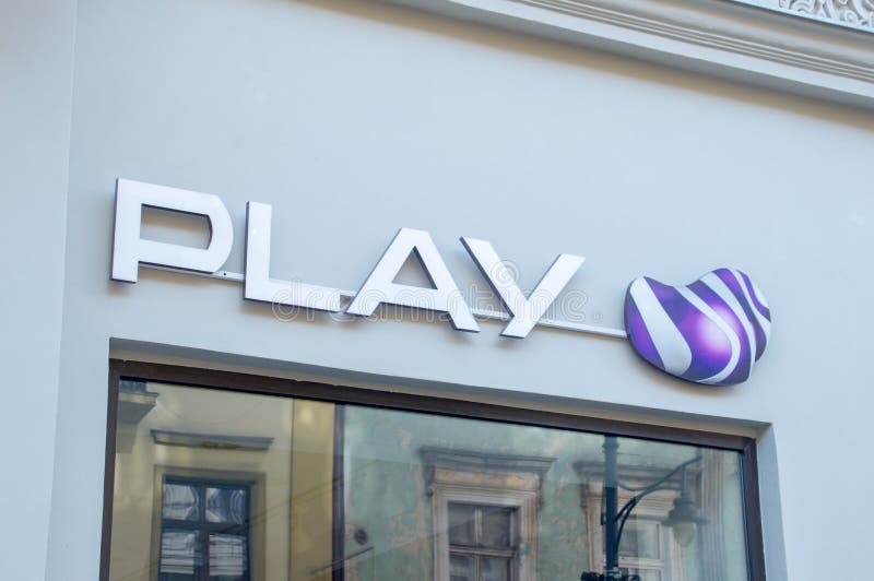 Logo of Polish Cellular Network Play Editorial Image - Image of phone ...