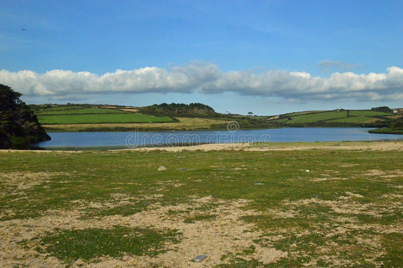 Loe-Pool, Das Von Loe-Bar an Den Bergen Genommen Wird, Bellen, Helston ...