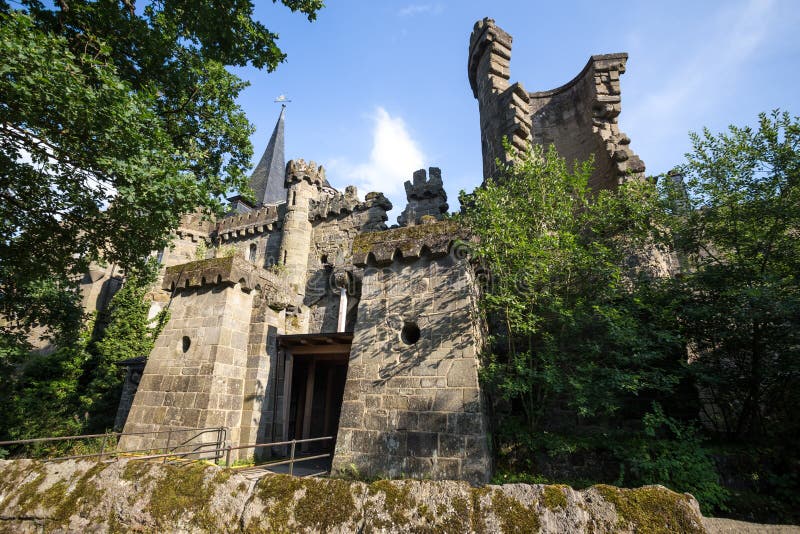 Loewenburg Castle Bergpark Kassel Germany Stock Photo - Image of ...