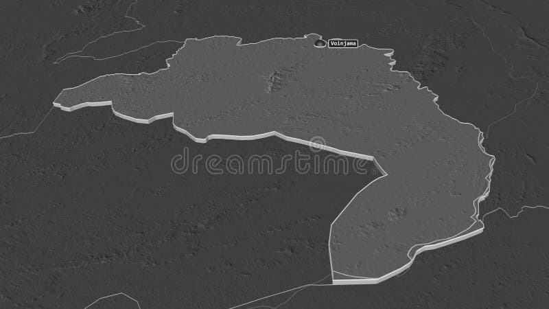 Lofa, Liberia - Extruded with Capital. Bilevel Stock Illustration ...