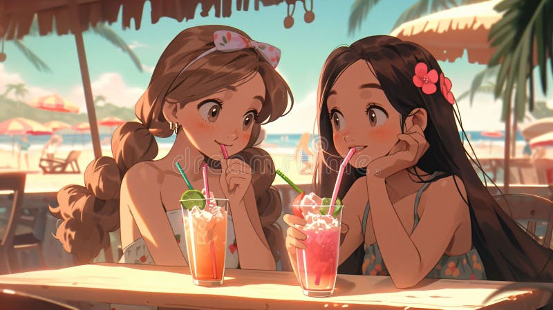 Sexy Bikini Girl Cartoon Anime Stock Illustrations 92 Sexy Bikini Girl Cartoon Anime Stock