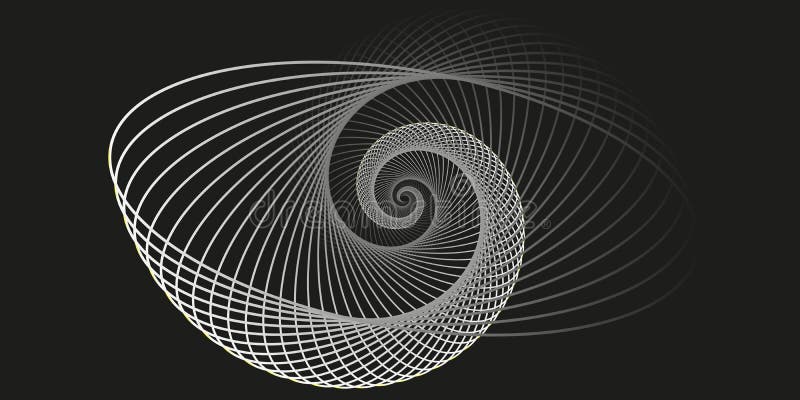Geometric Spiral Line Background Design for Wallpapers an Abstract Art ...