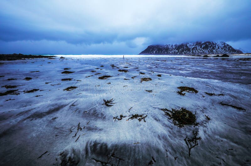 Lofoten Islands. Beautiful Norway Spring Landscape. Stock Photo - Image ...