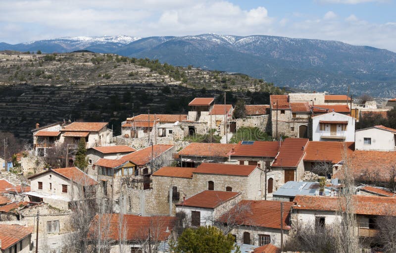 Lofou village stock photo. Image of village, range, destination - 23775546