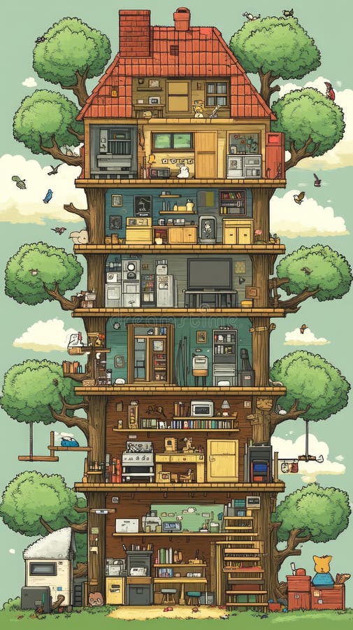 Loft House Design Showcasing Multi-level Living with Creative Space ...