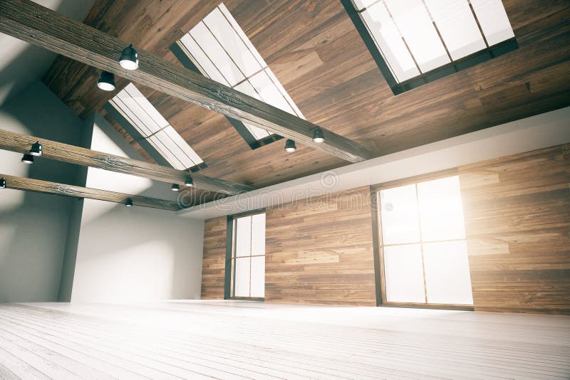 Loft interior side stock illustration. Illustration of apartment - 75261052