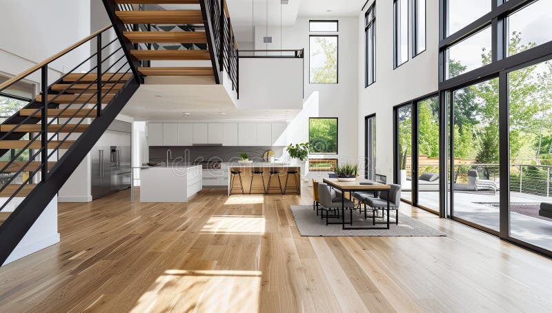 A Loft in a Post-industrial Style with a Modern Interior for Living ...