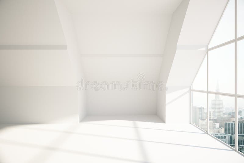 Loft room side stock illustration. Illustration of office - 81475724