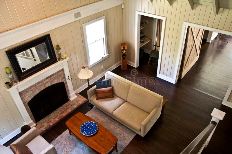 Classic New-York Loft (top View) Stock Photo - Image of chairs, corner ...