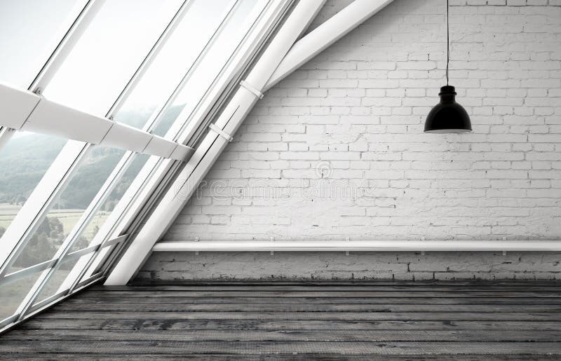 Loft window stock photo. Image of backgrounds, concrete - 27636318