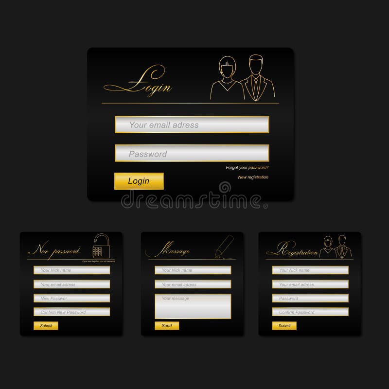 Login Tables Stock Illustrations – 8 Login Tables Stock Illustrations ...