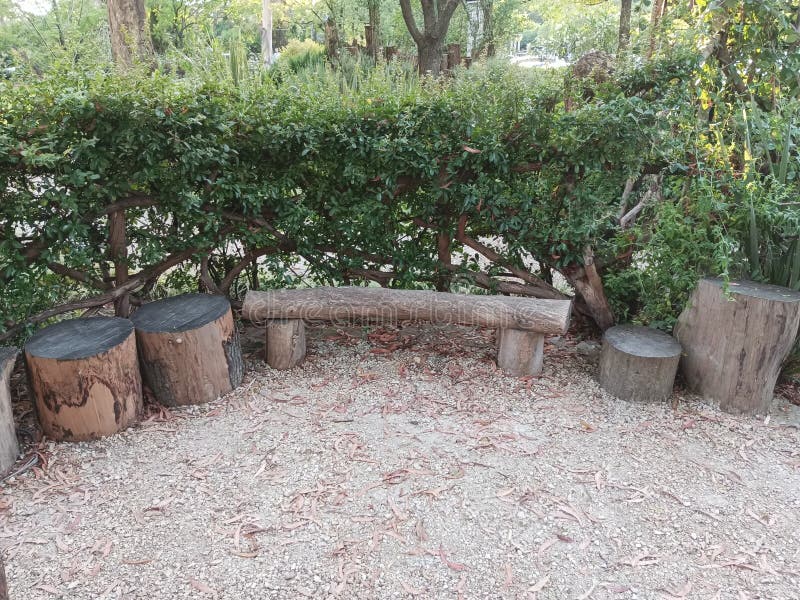 Log bench stock image. Image of wall, headstone, cemetery - 284780359