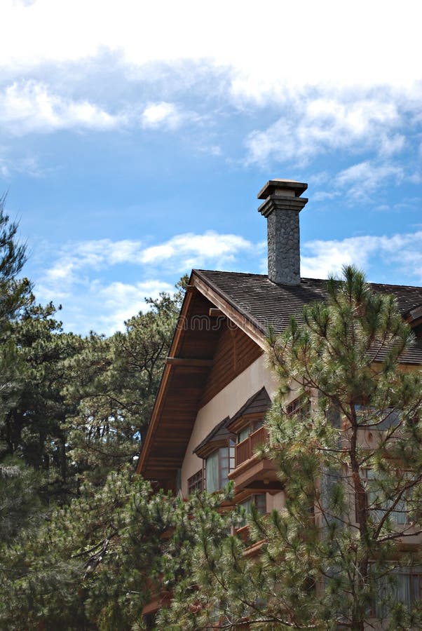 Log Cabin Hotel stock image. Image of retreat, scenic - 13475485