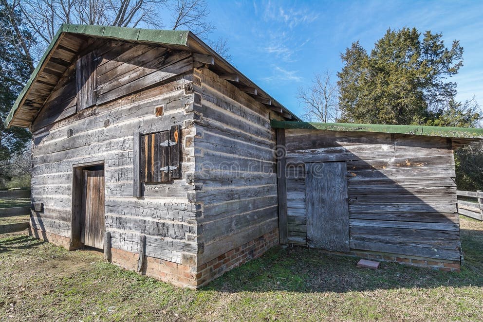 Log Cabin. stock image. Image of texture, living, antique - 68248739
