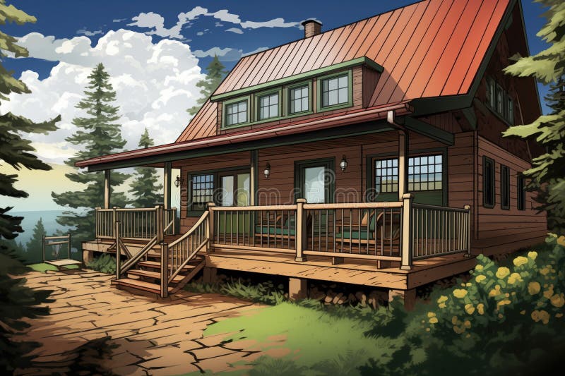 1,382 Cabin Log Pine Trees Stock Photos - Free & Royalty-Free Stock ...